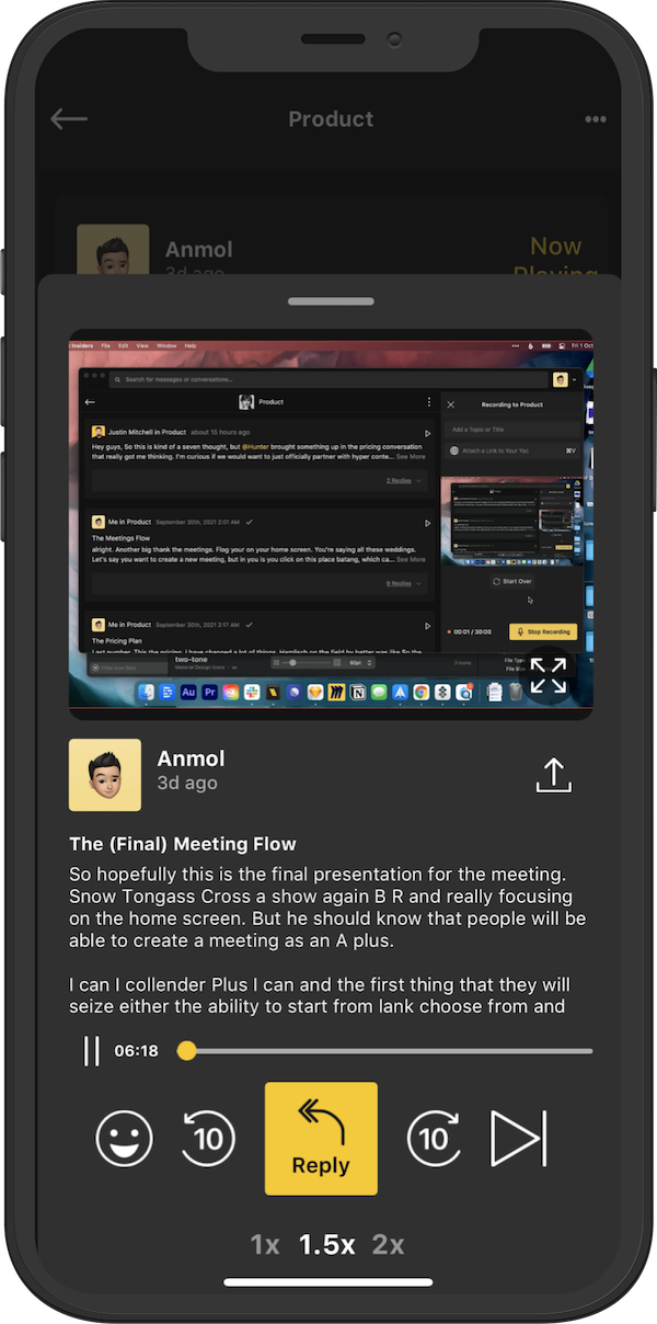 Yac Features | Voice Messaging